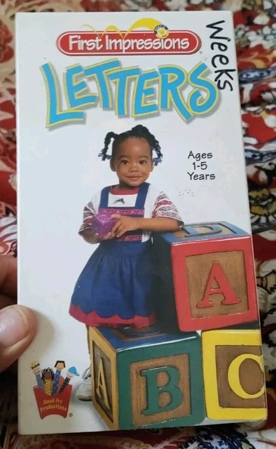 RARE VHS VINTAGE Baby's First Impressions : Letters £14.59 - PicClick UK