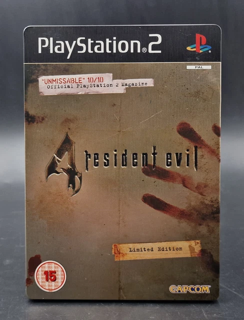 RESIDENT EVIL 4 Steelbook Limited Edition Sony Playstation 2 PS2 ...