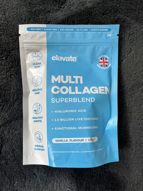 ELEVATE MULTI COLLAGEN Vanilla Flavour 170g £26.72 - PicClick UK