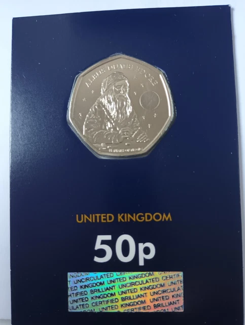 2023 UNCIRCULATED ROYAL Mint Harry Potter Professor Dumbledore 50p Coin. £9.00 - PicClick UK