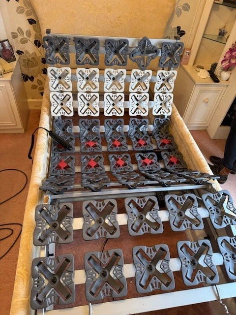 ADJUSTABLE ELECTRIC HIGH Quality Single Bed, Separately Sprung Base ...