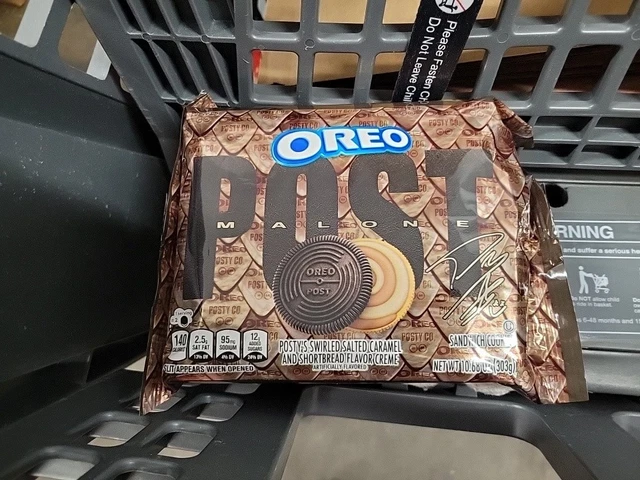 POST MALONE OREO Cookies Pack! IN Hand! Limited Edition Flavor Oreos ...