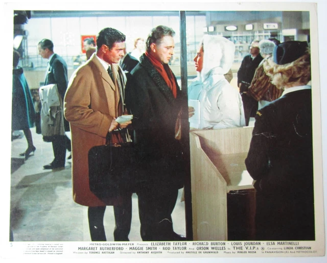 THE VIPS - 1963 Lobby Card 10x8 - Elizabeth Taylor, Richard Burton, £19 ...