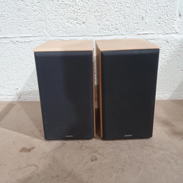 DENON SC-M50 WOODEN Brown Wired 50W 6-Ohm 2-Way Reflex Bookshelf ...
