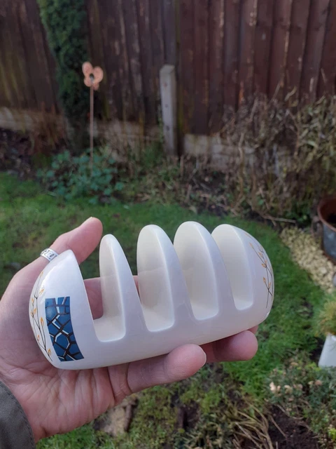 VINTAGE MID CENTURY Modern Beswick Pottery Toast Rack £7.99 - PicClick UK VINTAGE MID CENTURY Modern Beswick Pottery Toast Rack £7.99 - PicClick UK