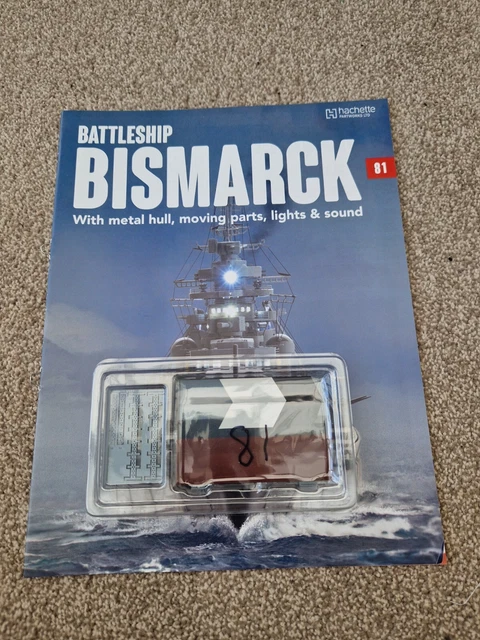 1/200 HACHETTE BUILD The Bismarck Ship Model Battleship Issue 81 Inc ...