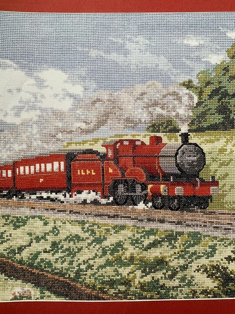 THE MIDLAND RED Locomotive Train Steam Engine Cross stitch chart £1.29 ...