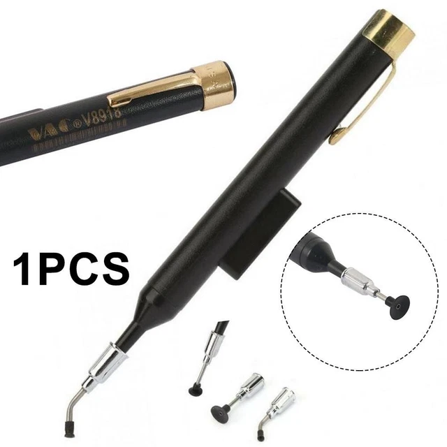 BLACK-VACUUM SUCEUR STYLO Ic SMD Pompe Capteur Ventouse en-Têtes Outils ...