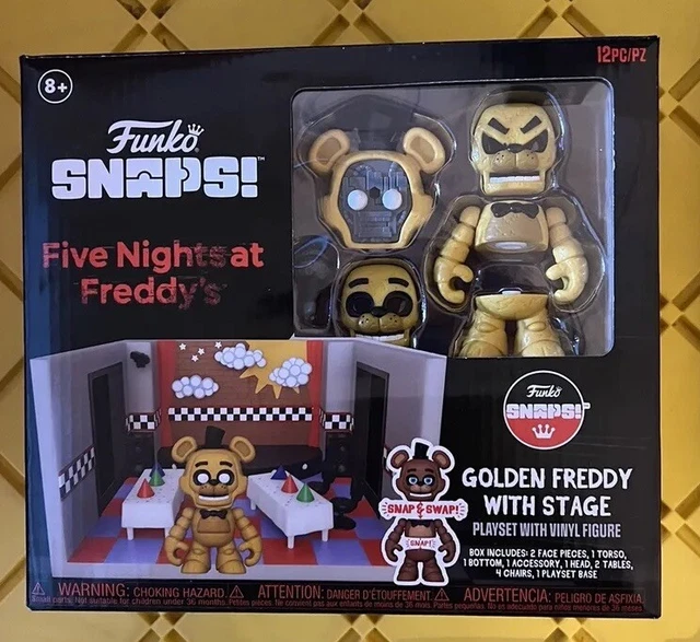 FUNKO SNAPS! FIVE Nights at Freddy's Golden Freddy with Stage New SHIPS ...