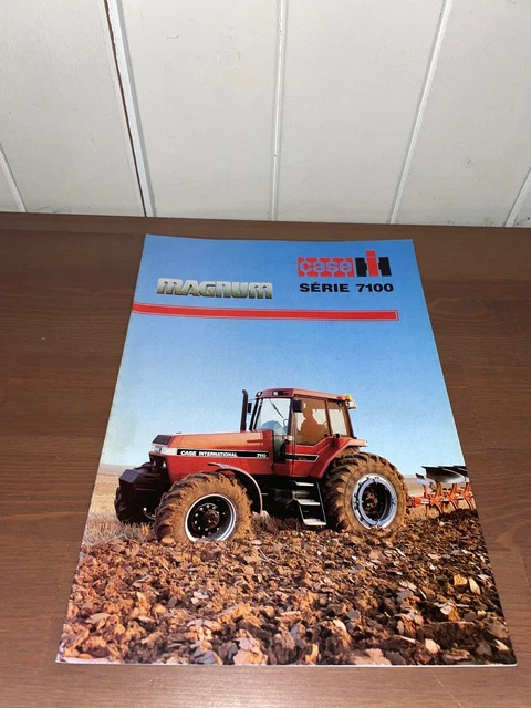 BROCHURE PROSPEKT PROSPECTUS TRACTEUR CASE-IH MAGNUM 7100 tractor-mc ...