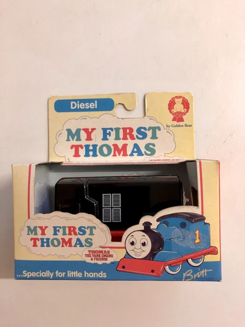 MY FIRST THOMAS Golden Bear Diesel Train Tank Engine New Vintage Boxed £14.23 - PicClick UK