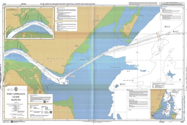 ADMIRALTY 8037 PORT Approach Guide Maputo Chart Map Maritime Marine ...