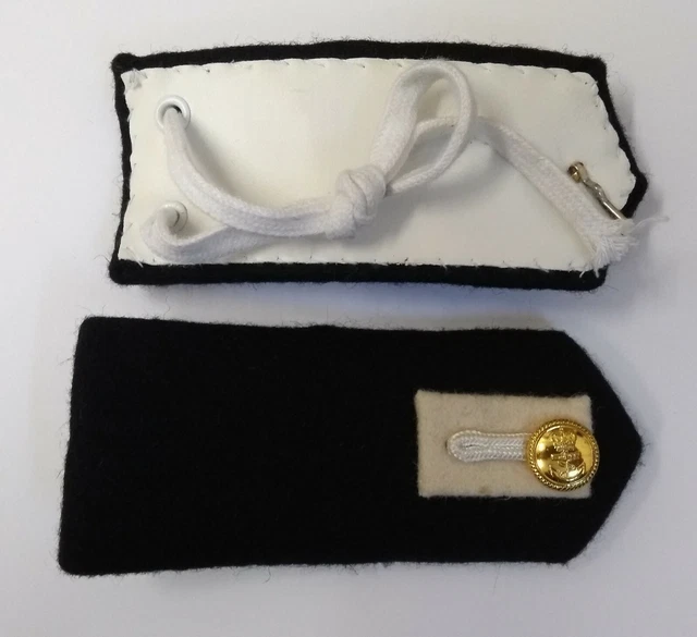 BRITISH ROYAL NAVY Midshipman Officer Shoulder Boards Complete With ...