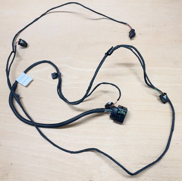 VW GOLF MK VI Parking Sensor Wiring Loom Front Bumper 4 PDC Harness ...