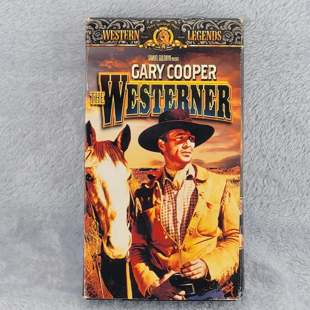 THE WESTERNER VHS 1940 B&W Gary Cooper Walter Brennan Doris Davenport ...
