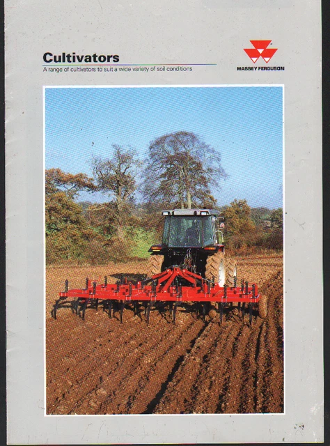 MASSEY FERGUSON TRACTOR Cultivators Brochure Leaflet £7.50 - PicClick UK