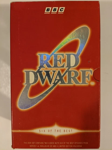 RED DWARF SIX of the Best VHS with Holographic Sticker and CD Rare ...