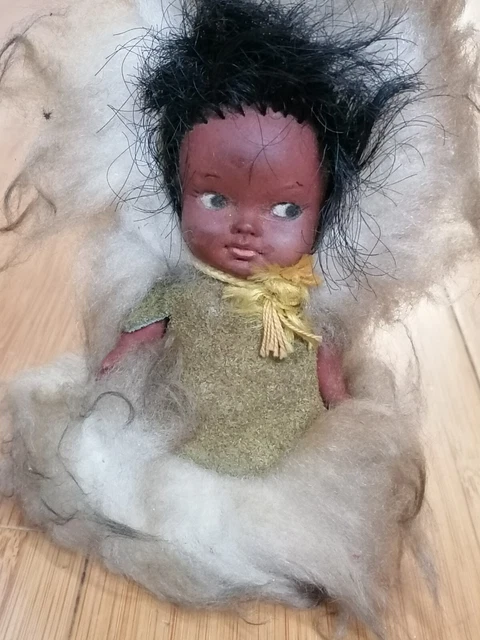 NATIVE CANADIAN ESKIMO Inuit Traditional Doll Fur 1960s £20.00 ...