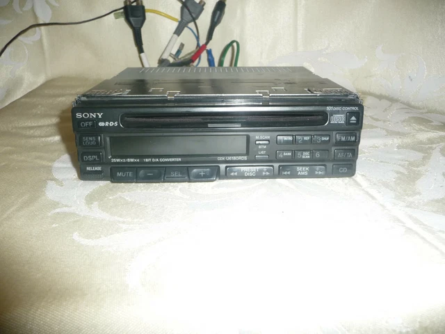 SONY CDX-U6180 RDS Car Stereo Radio FM AM Compact CD Player, For Lovers ...