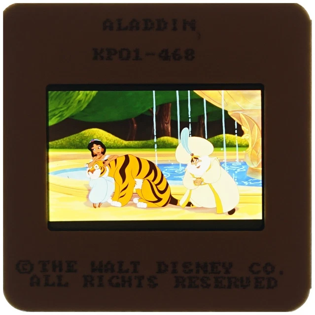 ALADDIN 35MM Original vRARE NM movie slide 1992 ROBIN WILLIAMS DISNEY # ...