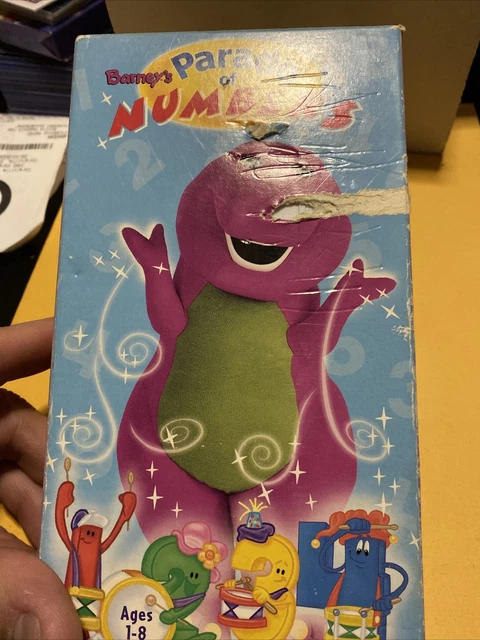 BARNEY & FRIENDS Parade of Numbers VHS Kid's Educational OOP W/Original ...