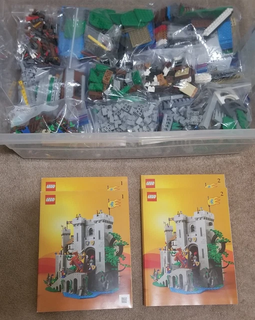 LEGO 10305 LION Knight's Castle - x2 INCOMPLETE - READ - JOB LOT $240. ...