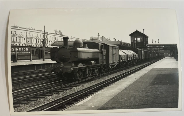 RAILWAY STATION PHOTOGRAPH - Kensington For Olympia - D508 £3.50 ...