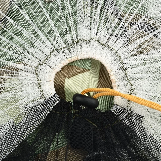 BEEKEEPING HAT BEEKEEPER Green Head Protector Cap Insect Mesh Mask Veil ...
