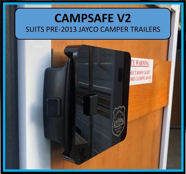 CAMPSAFE V2 ANTI-TAMPER Security Shield for Jayco Camper Van Door Lock ...
