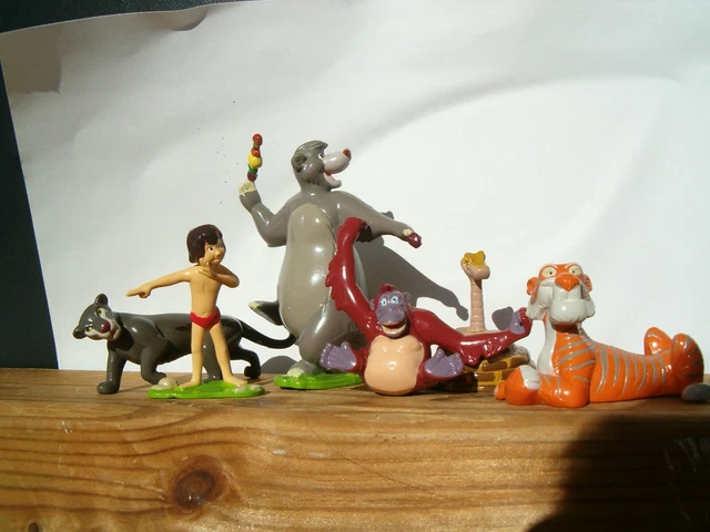 6 FIGURINES PVC jungle book disney figures figuras figuren kid'm ...