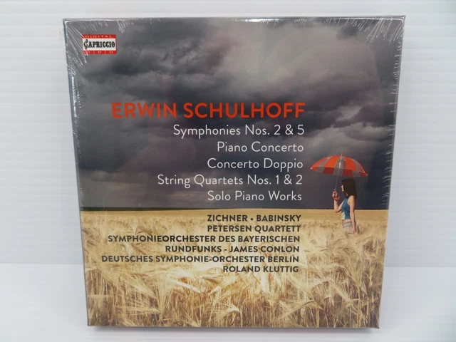 ERWIN SCHULHOFF SYMPHONIES/PIANO Concerto/Concerto Doppio 6 CD Boxset ...