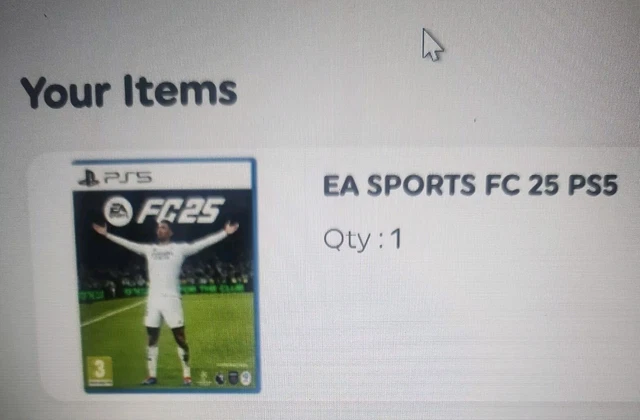 EA SPORTS FC 25 PlayStation 5 Console PS5 Football Sports Video Game £ ...