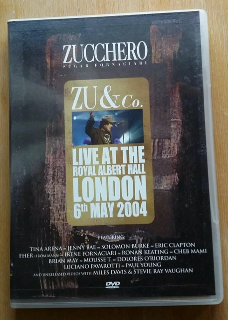 DVD ZUCCHERO - Zu & Co. - Live At The Royal Albert Hall 6th MAY 2004 EUR 15,00 - PicClick IT