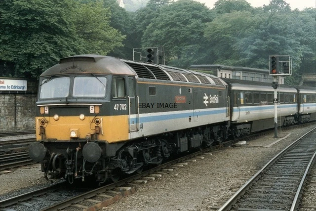 PHOTO CLASS 47 Loco No 47702 At Edinburgh 1988 £2.00 - PicClick UK