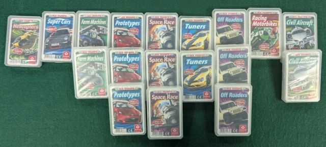 ACE TRUMPS QUARTET Card Game - Cartamundi - Mixed Selection Vehicles ...