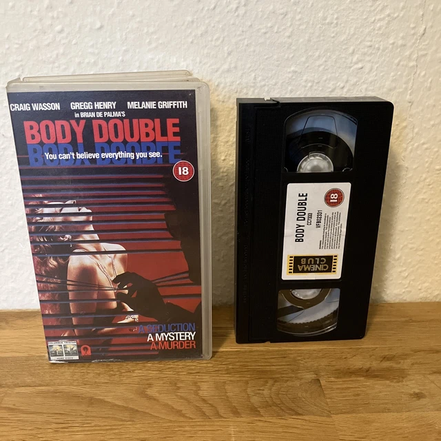 BODY DOUBLE - VHS TAPE - Horror Film - Thriller £6.99 - PicClick UK