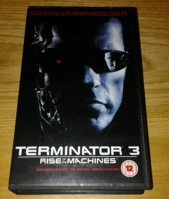 VHS VIDEO TERMINATOR 3: Rise of the Machines. With behind scenes bonus ...