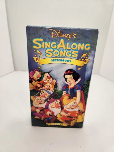 DISNEYS SING ALONG Songs - Snow White: Heigh-Ho (VHS, 1994) EUR 6,19 ...