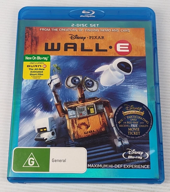 WALL-E - GENUINE Region B Blu-Ray 2 Disc Set 2008 Disney Pixar Ben Burtt $9.95 - PicClick AU