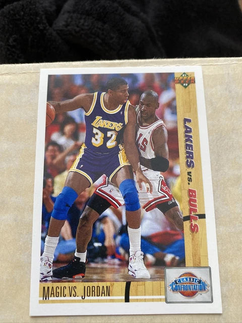 MICHAEL JORDAN, MAGIC Johnson & Magic vs Jordan Upper Deck 91-92 EUR ...