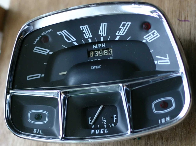 AUSTIN A30 A35 Speedometer Speedo Dashboard £30.00 - PicClick UK