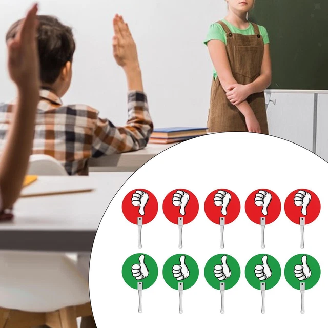 10X TRUE FALSE Paddles Answer Board Yes No Paddles for Game Classroom ...