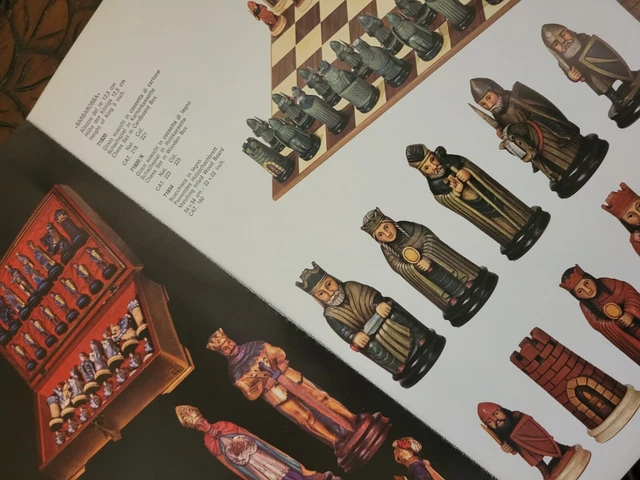ANRI WOOD CARVINGS 100 Years Chess Set Guide Catalog Nativity Book 1972 ...