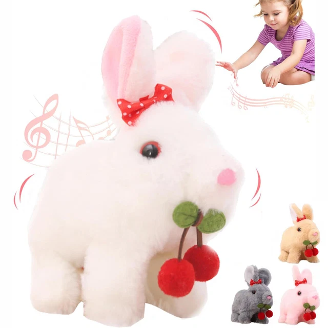 MY REALISTIC BUNNY Toy, Plush Interactive Bunny Robot Birthday Easter ...