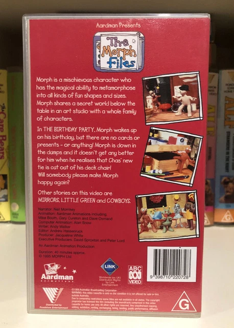 THE MORPH FILES - The Birthday Party - Abc For Kids - Vhs $49.95 ...