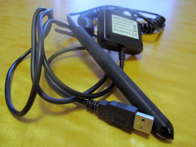 CHAMPTEK PEN SCANNER WD100 - Portable Hand-Held WAND Barcode Reader $9. ...