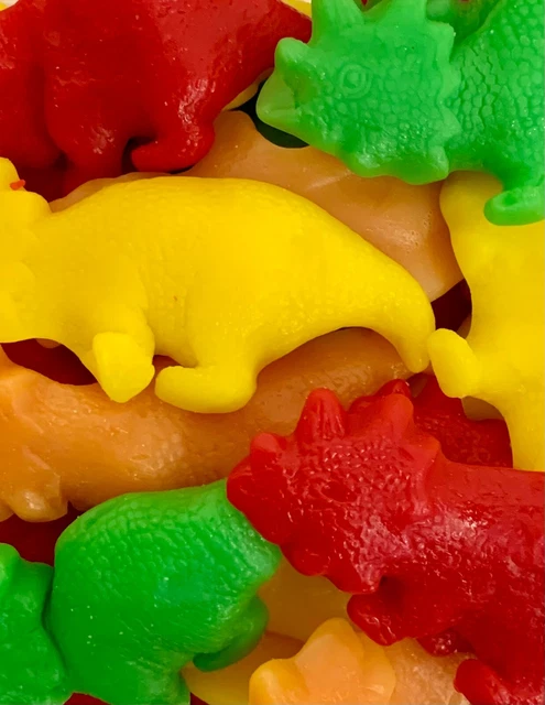 Giant Gummy Dinosaurs Retro Sweets Party Wedding Favours Candy Buffet