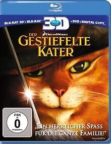 DER GESTIEFELTE KATER (+ Blu-ray + DVD + Digital Cop... | DVD | Zustand ...