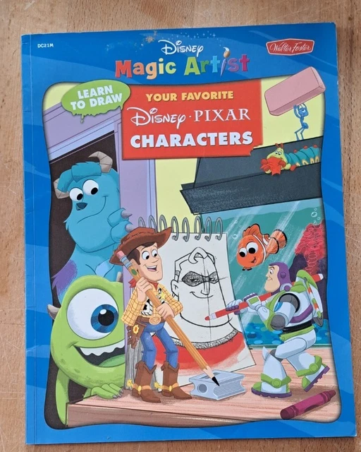 LEARN TO DRAW Disney's Magic Artist Pixar Characters EUR 1,00 - PicClick FR