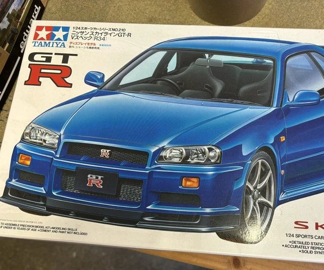 TAMIYA 24210 1:24 Nissan Skyline GT-R V-SPEC R34 Model Kit £18.00 ...